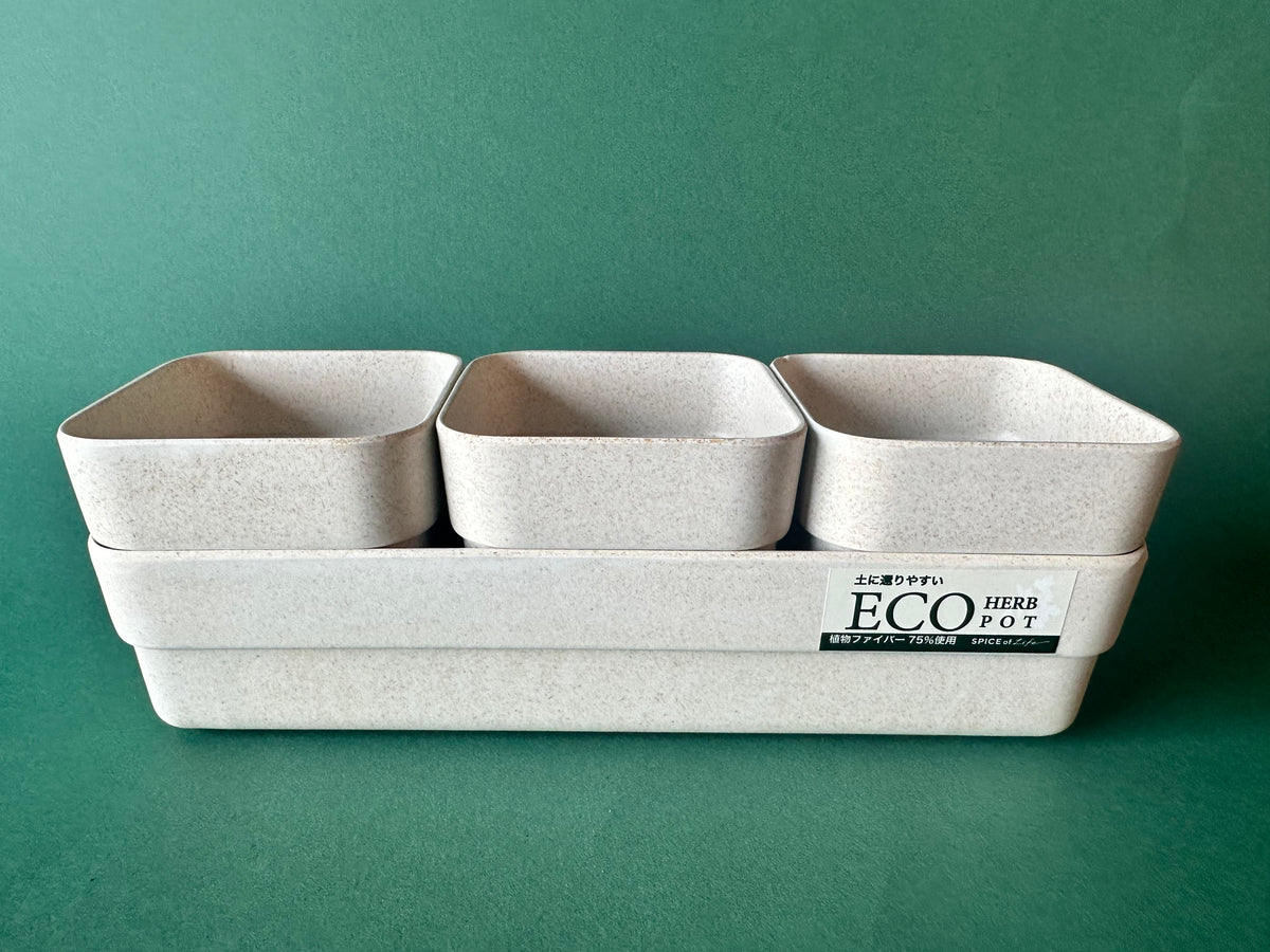 Sustainable Eco-Planter Pots with Tray – Crooked Roots
